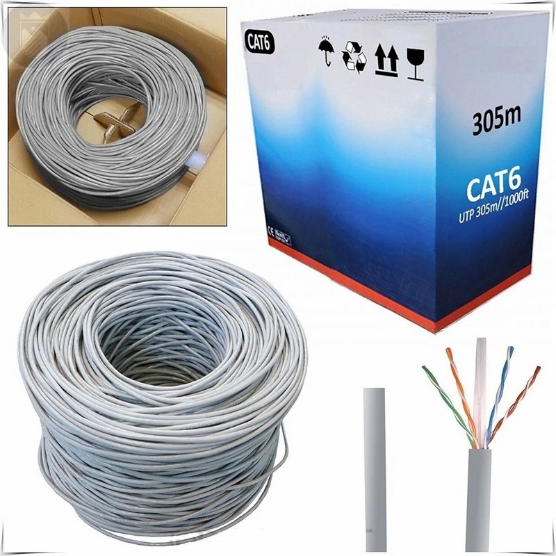 CABLE UTP CAT 6 100% COBRE 1 METRO - Monterrey del sur