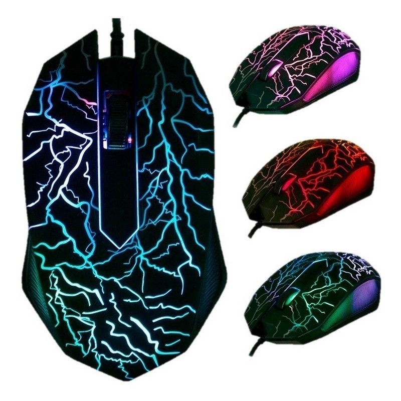 Mouse retroiluminado gamer